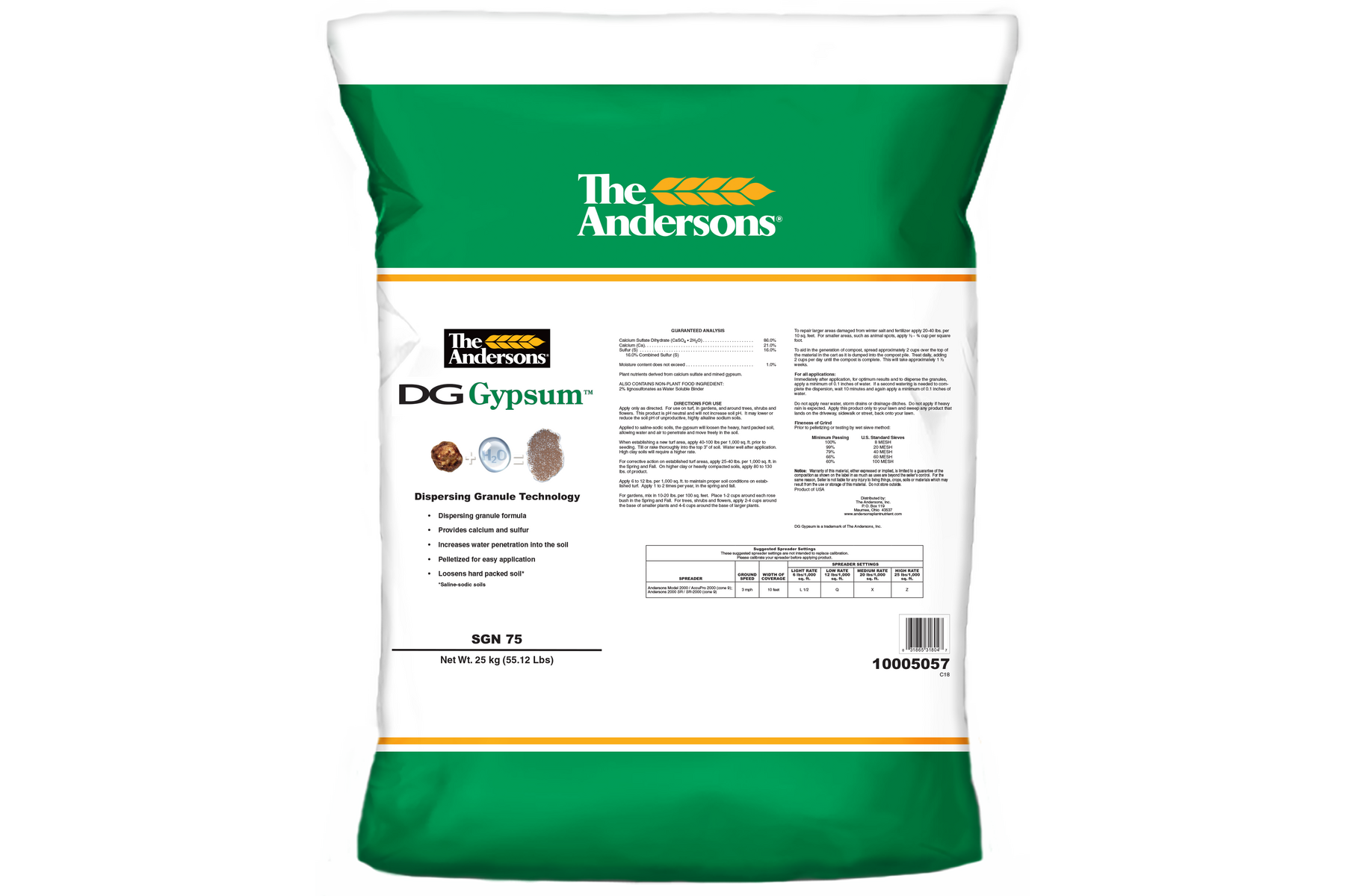 DG Gypsum™ | The Andersons Professional Turf & Ornamental